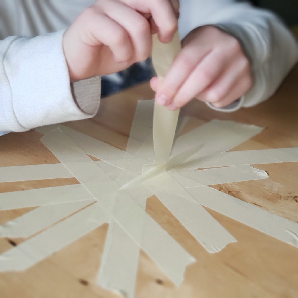 Masking Tape Fun | Not So SuperMom VS Society